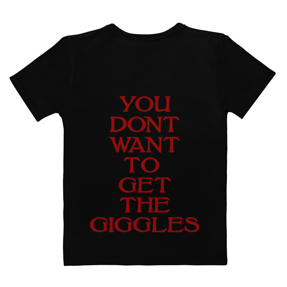 Giggles - Live Photo Woman's T – Party Monster - Artist Marketplace